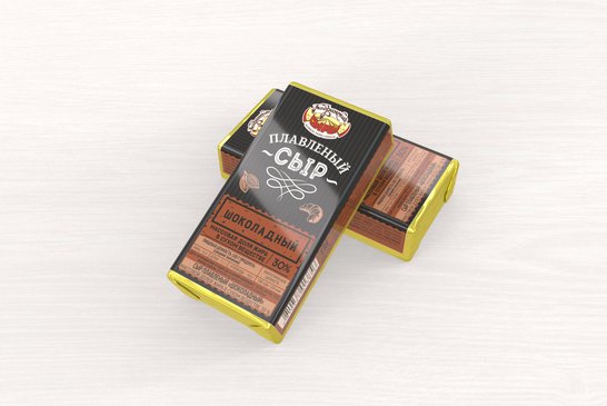 Сыр плавленый "ШОКОЛАДНЫЙ" 30% сладкий